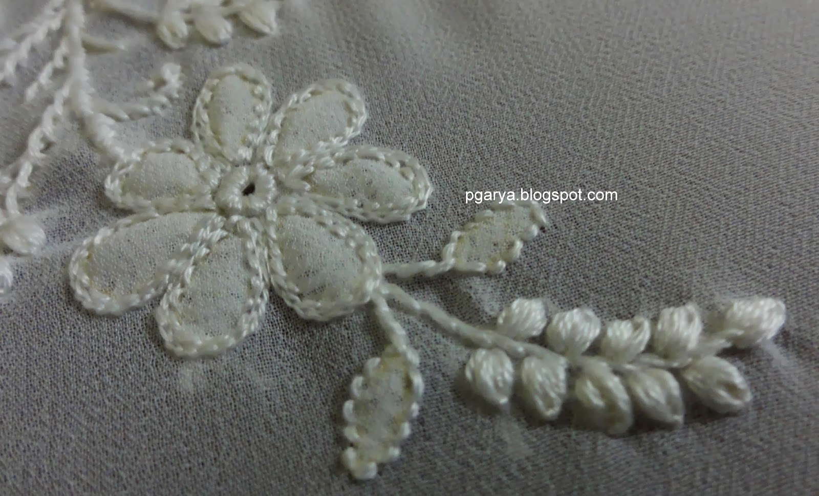 Crafty Needlelite by Preethi Arya: Talk on Chikankari Stitches