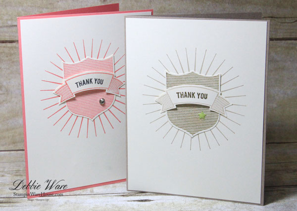Stampin' Ware House: A Simple Thank You Card & Year-End Closeouts!