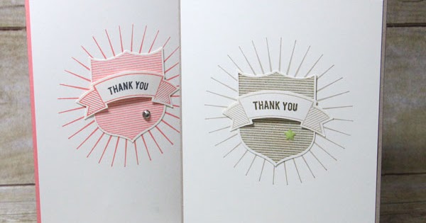 Stampin' Ware House: A Simple Thank You Card & Year-End Closeouts!