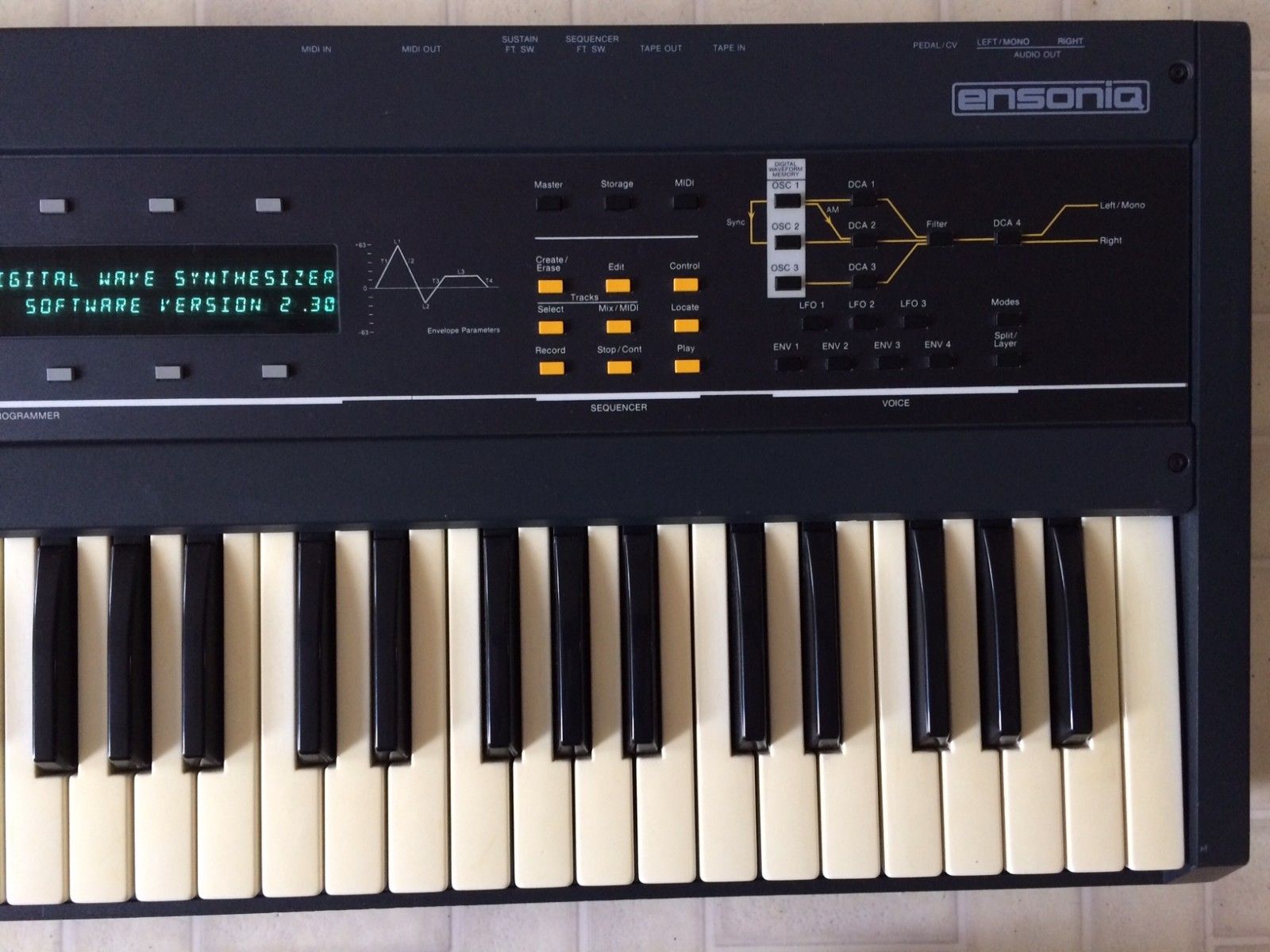 MATRIXSYNTH: Ensoniq ESQ-1 Vintage Synthesizer
