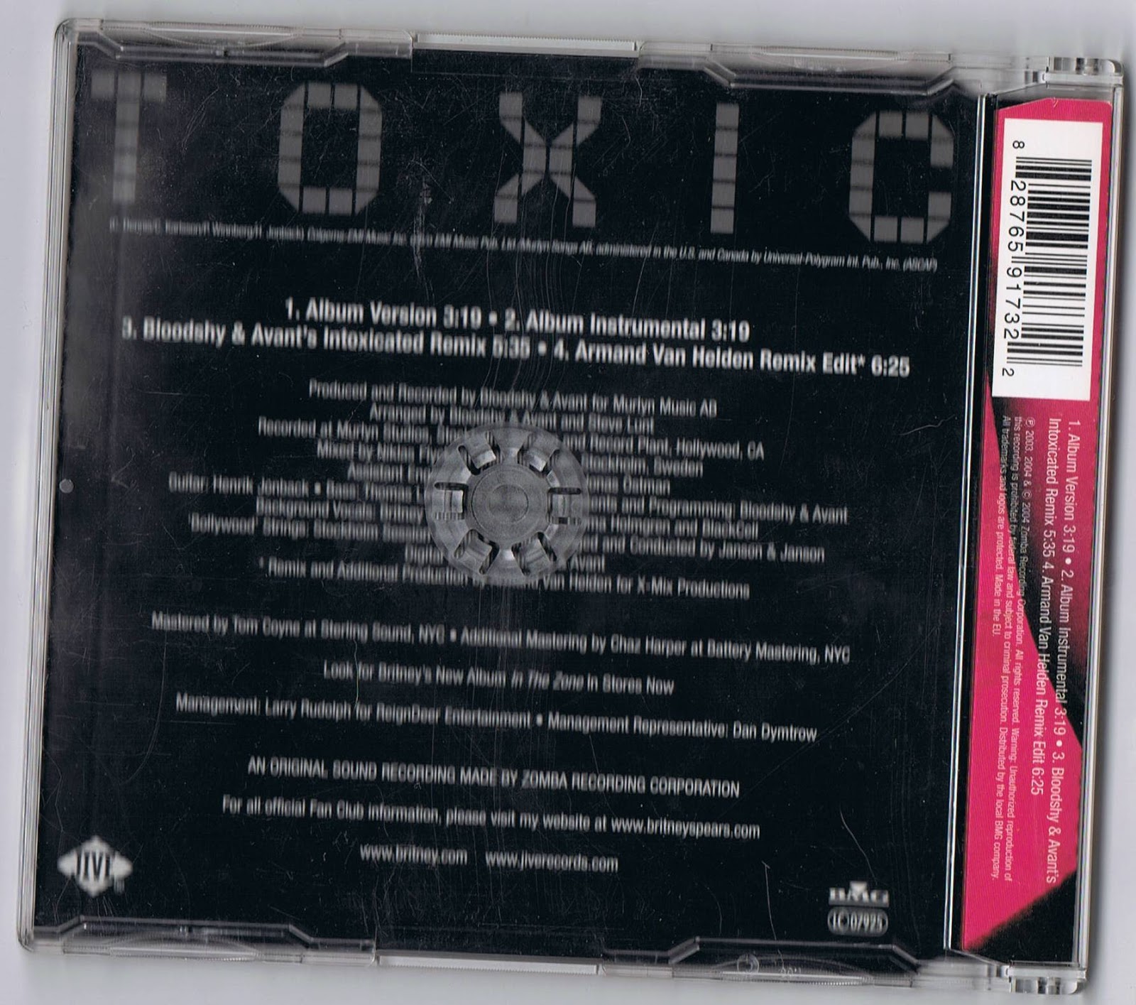 Britney Spears Collection: Toxic [EU Edition] | One of the biggest ...