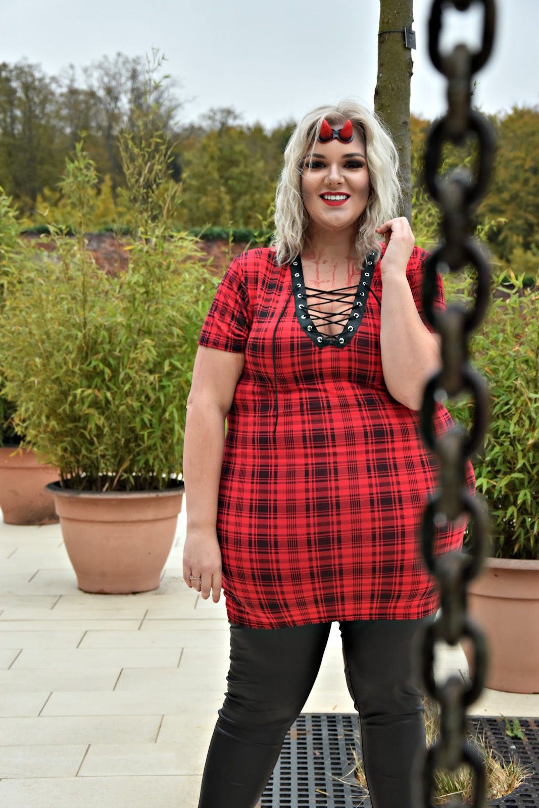 Plus Size Devil Outfit from Yours Clothing - WhatLauraLoves