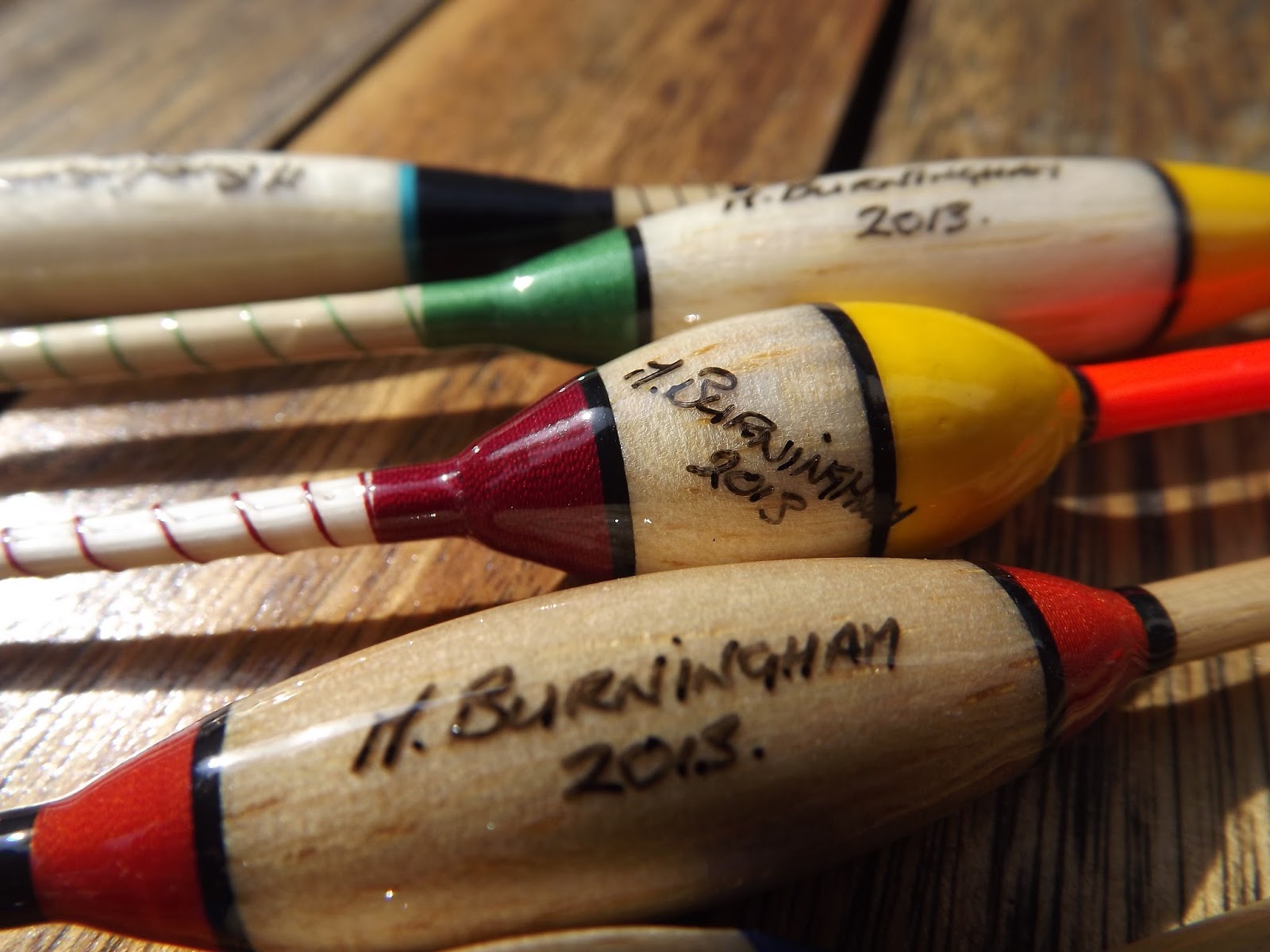 Handmade Fishing Floats by Mark Burningham.: Mixed set of bodied ...