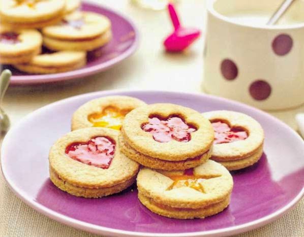 Galletas rellenas de mermelada | Postres y Masitas