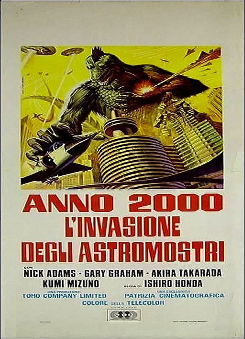 Bloody Pit of Rod: Poster Art for INVASION OF ASTRO MONSTER (1965)