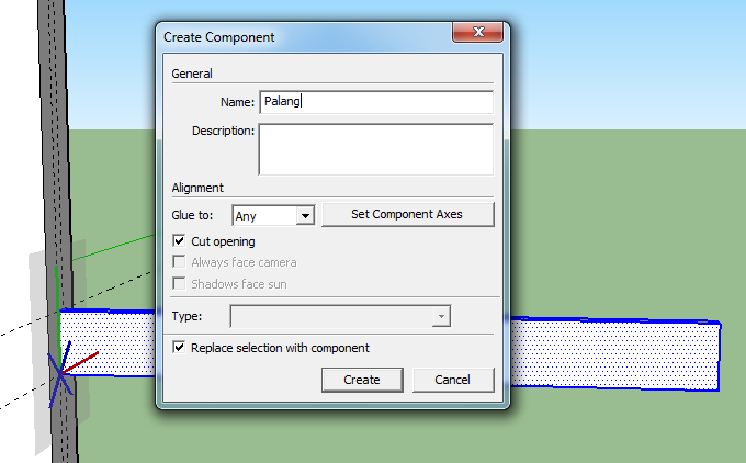 Belajar SketchUp hari #7 - Bermain dengan Array Membuat Gambar Pagar ...