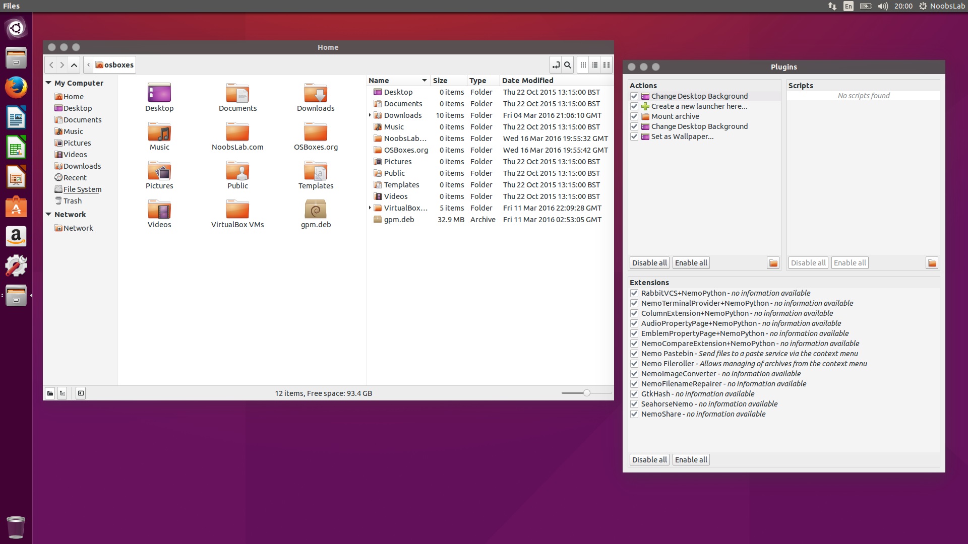 Latest Nemo File Manager With Extensions And Patches For Ubuntu Via Dedicated Ppa Noobslab Eye