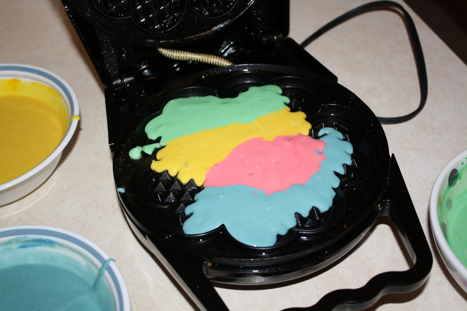 Hefley 5.....: Colored Waffles