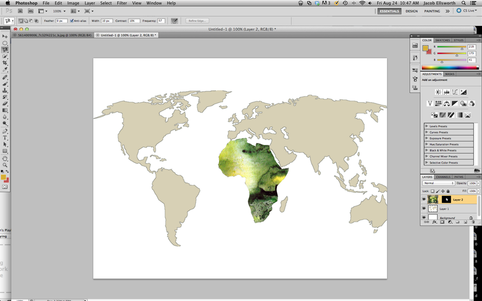 Sisterhood of the Crafty Pants: Watercolor Map Tutorial
