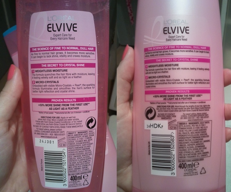 Amelia's Allsorts: Glittery Shampoo and Conditioner - Workers of Miracles!