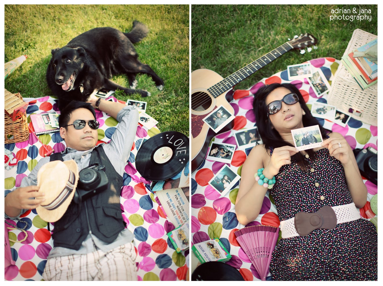 adrian and jana: picnic themed anniversary photo shoot!