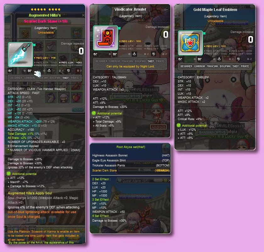 Diary Of A MapleStory NightLord: MapleSEA Lightning God Ring (LGR) and ...