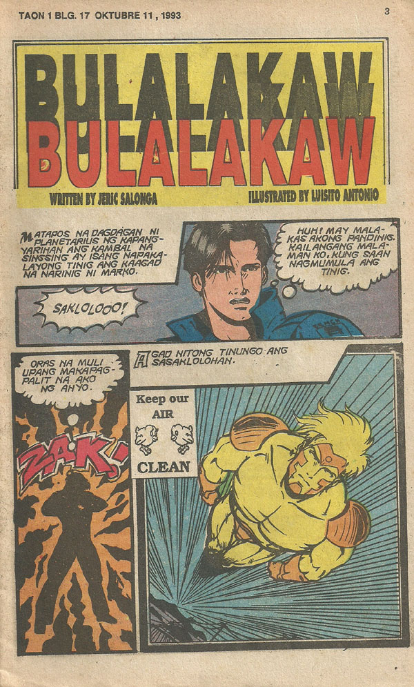 Pinoy Superheroes Universe: BULALAKAW