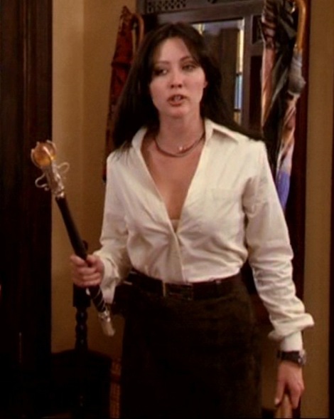 Ladies In Satin Blouses Shannen Doherty Various Pictures