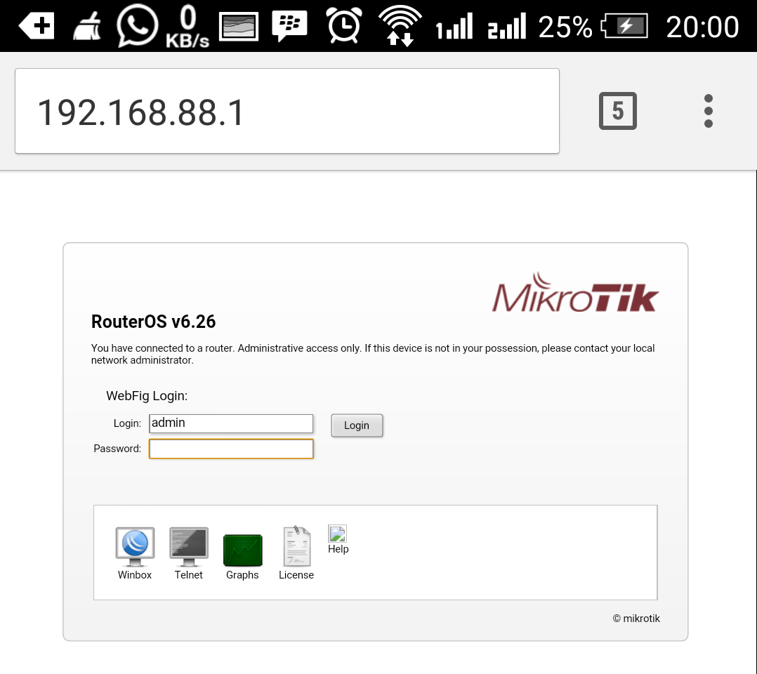 Cara Mudah Setting Mikrotik Menggunakan Android via Webfig