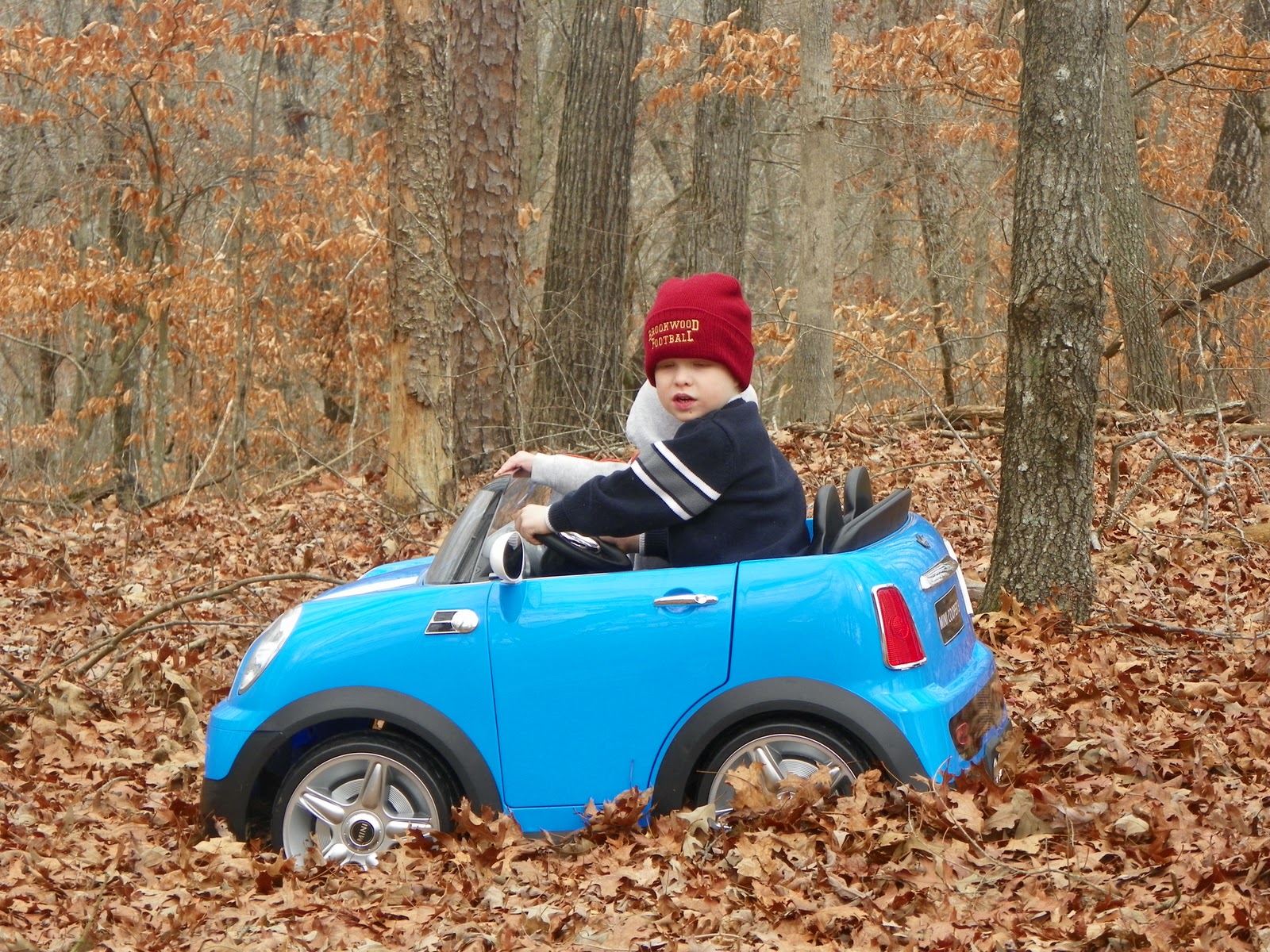 The Rucker Family: Riding around in a car with boys!
