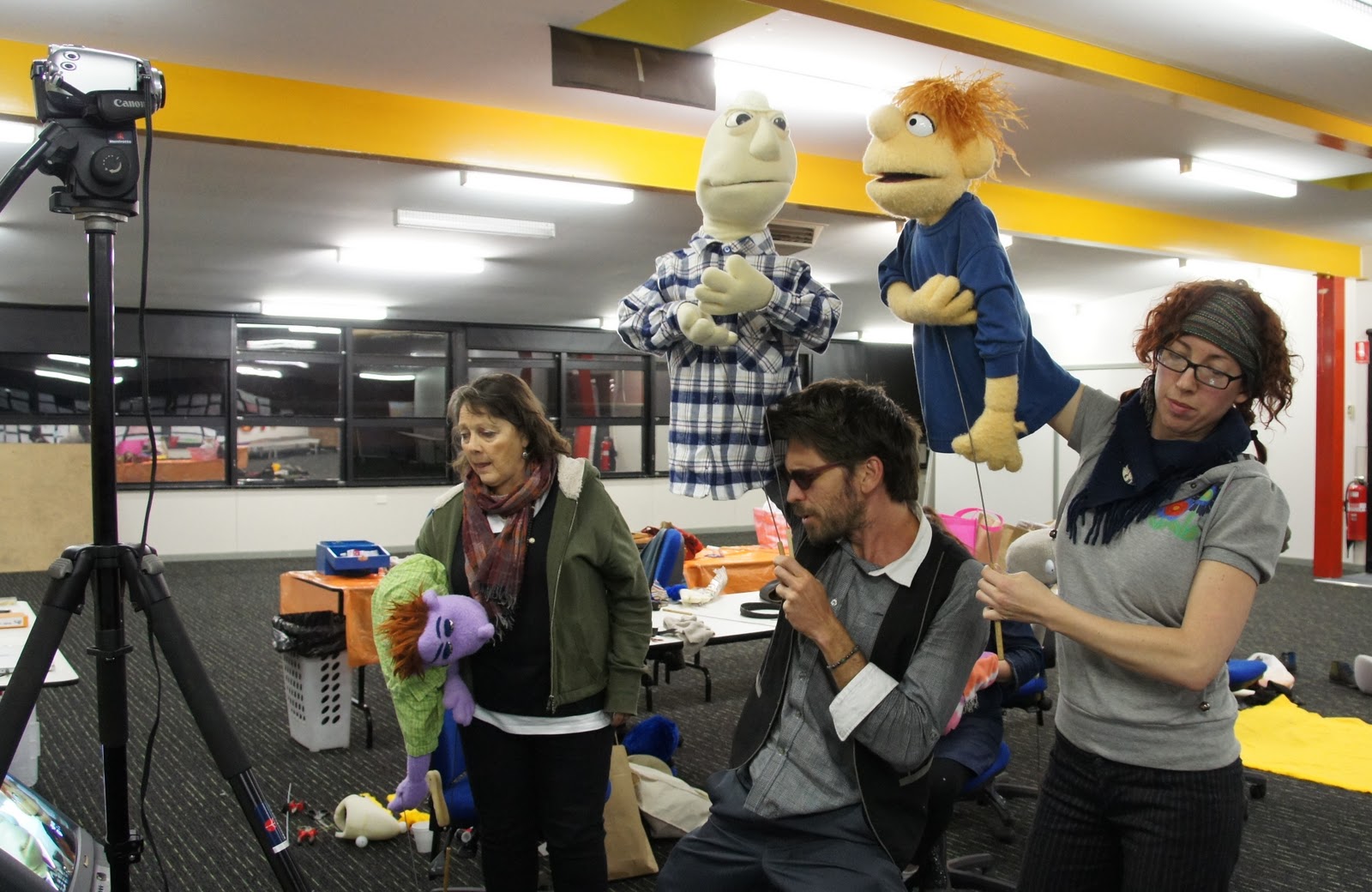 PUPPETRY NEWS BLOG: Last night at the Melbourne TV puppetry workshop