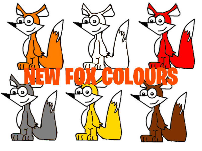 FoxVille: New fox colors!