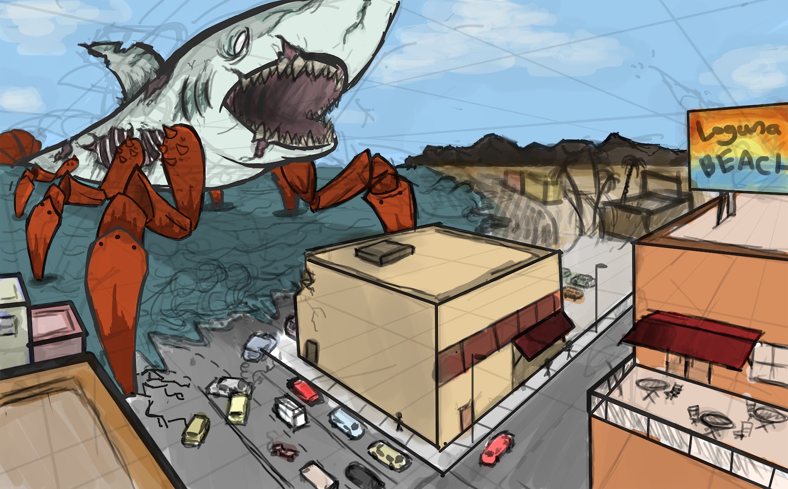 Intro to Perspective for Games: Monster Perspective-Dylan Pock