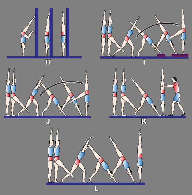 introducción a la gimnasia : Gesto técnico Invertida con apoyo de manos ...