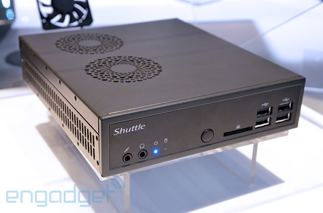 Shuttle mostra um PC com Core i7 do tamanho de um disco externo ...