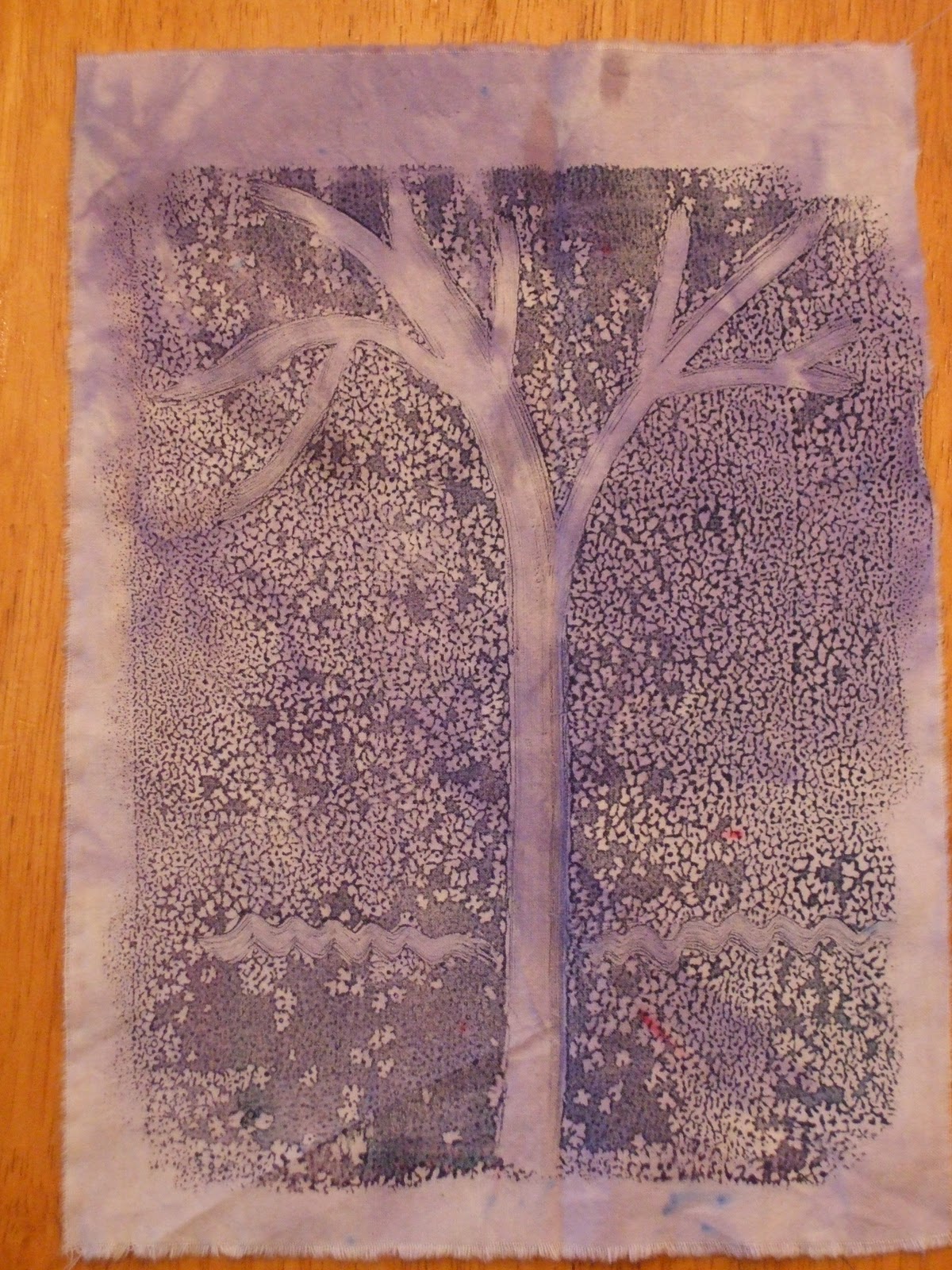 Fiberexplorations: Monoprinting with the GELLI Plate