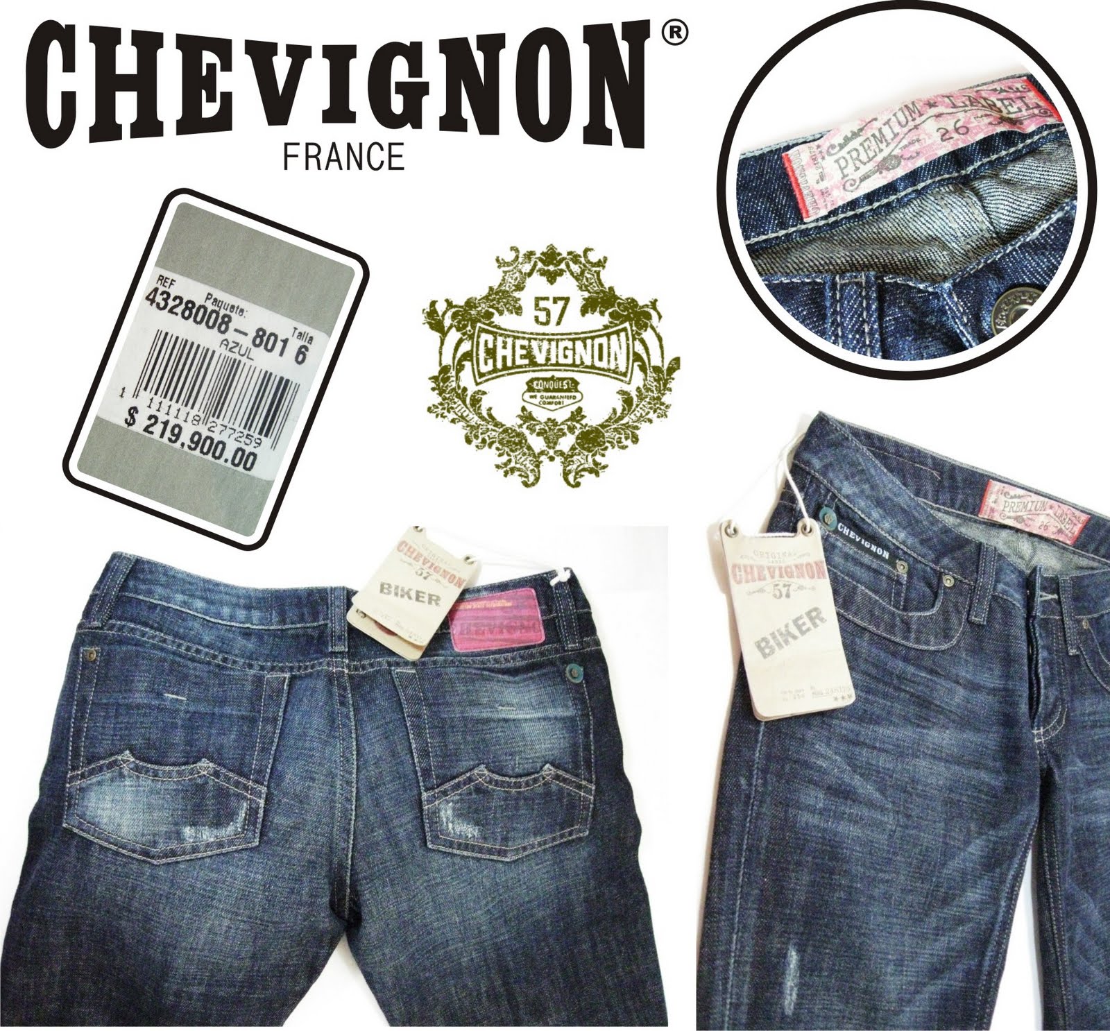 BYLA ACCESORIOS: ¡¡¡JEANS CHEVIGNON, AMERICANINO Y ESPRIT!!! 100% originales