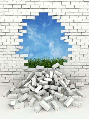 “When a couple hits the wall, they break down, break up, or break through.”