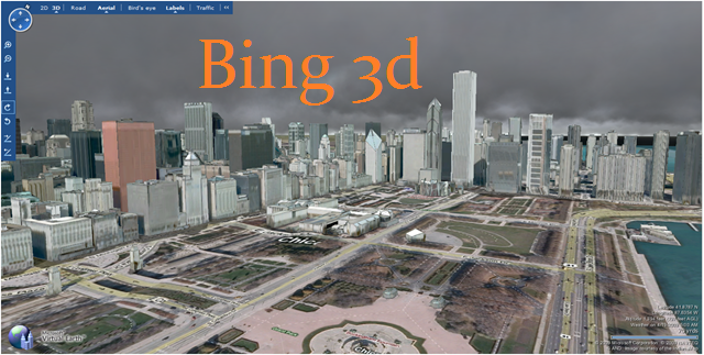Alltechplace: Bing Maps show 3D Imagery in Windows 8.1
