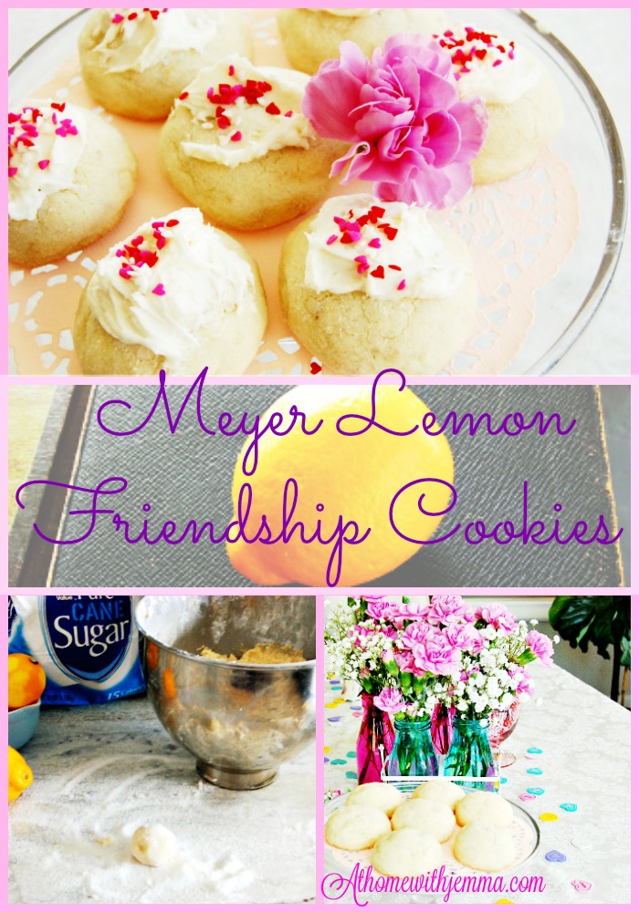 Meyer Lemon Friendship Cookies - At Home with Jemma
