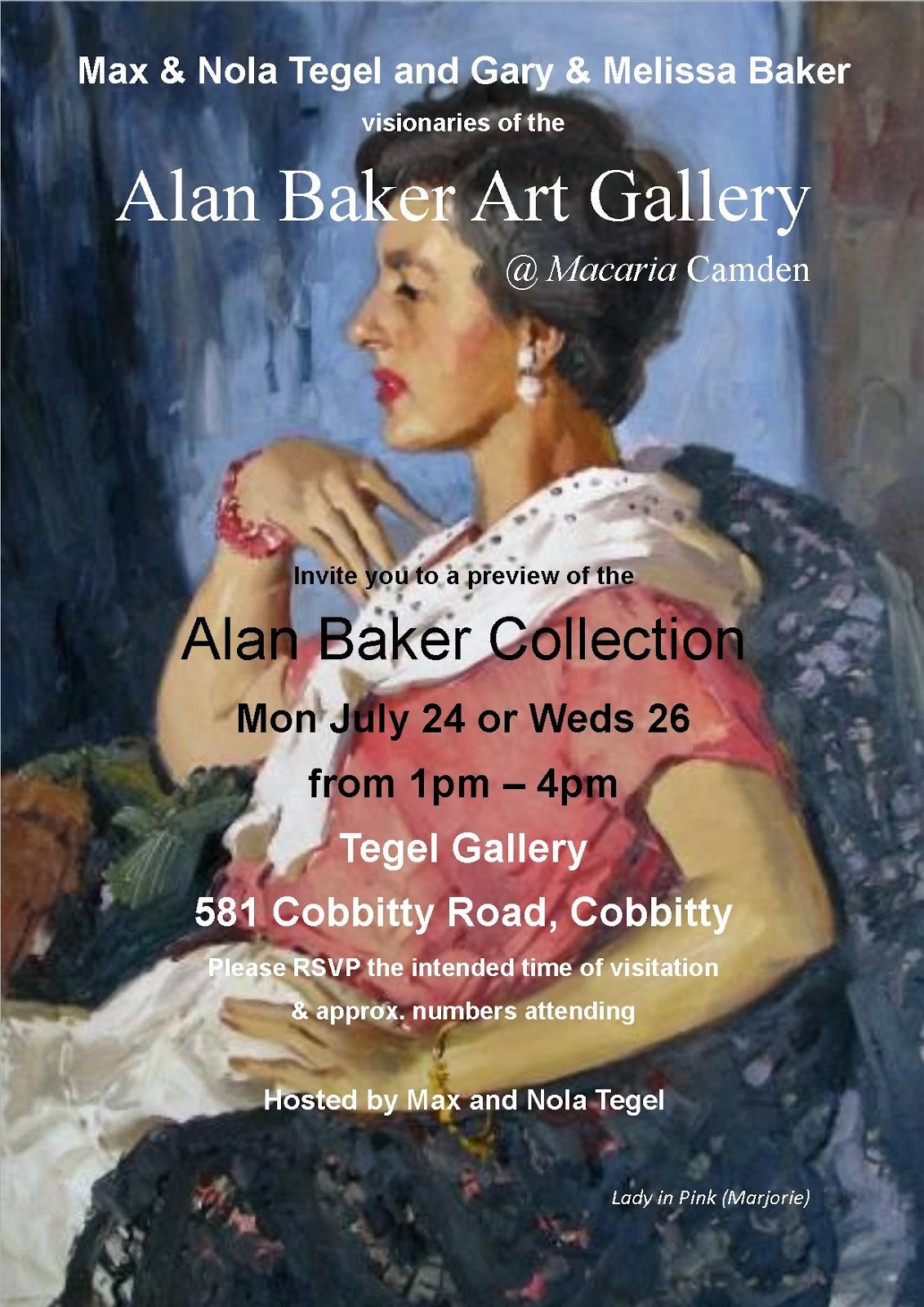 Camden History Notes: Preview of Alan Baker Art Collection