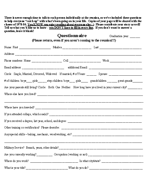 MHS Class Of 81 30th Reunion Invitation info Registration Form MHS Class Of 81 30th Reunion Invitation info Registration Form