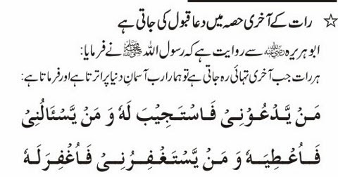 Dua Ki Qabooliyat K Auqat - IslamiWazaif