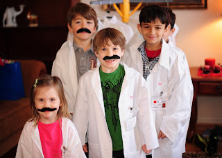 Leafy Tree Tops: Science Birthday Party- Part 1