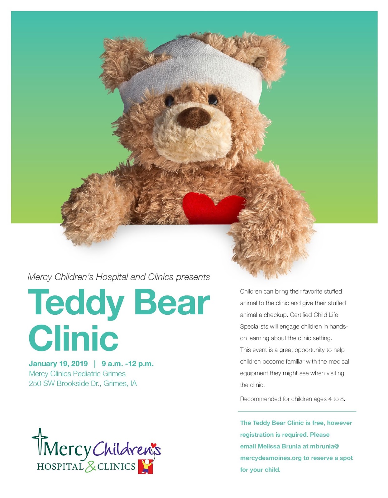Preschool: Mercy Teddy Bear Clinic