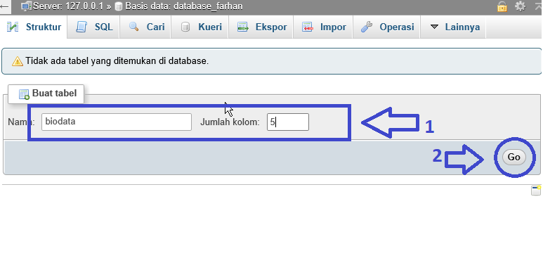 Cara Konfigurasi Database MySQL di XAMPP - Let's Read