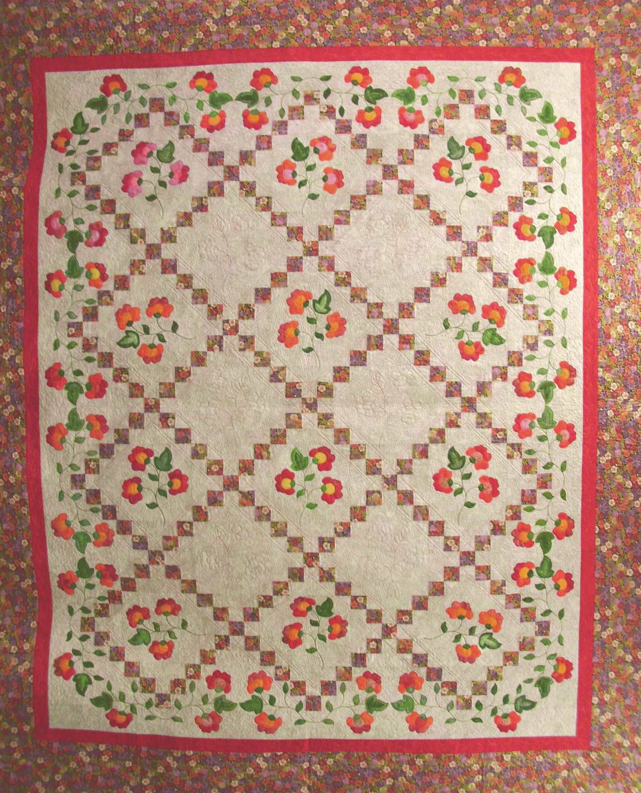 DESIGNS BY CHRIS: Applique and quilt
