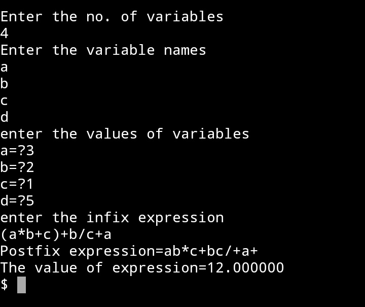 Rare Programming Codes: C program for infix expression to postfix ...