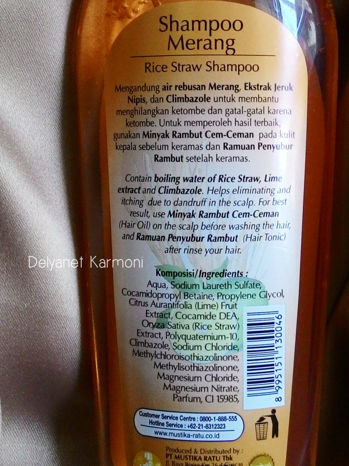 [Review] Shampoo Merang Mustika Ratu | Review Jujur