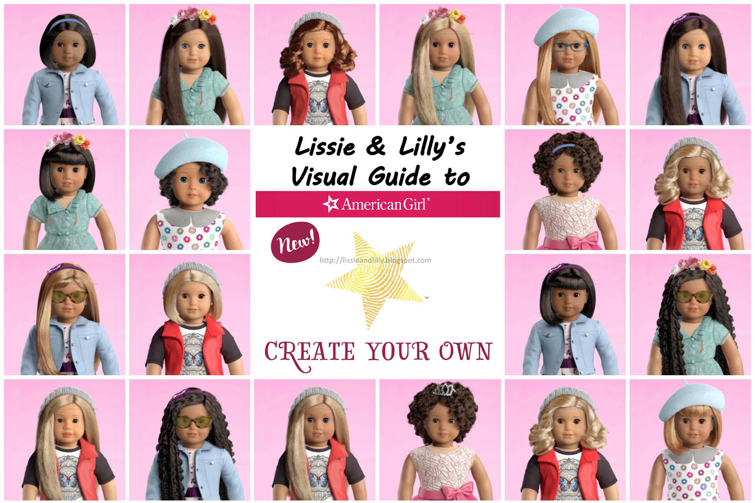 Lissie & Lilly: Create Your Own Custom American Girl Doll Visual Guide