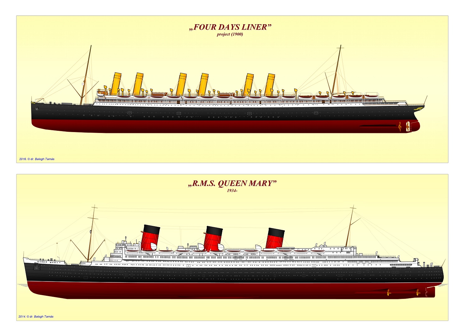 Books - Liner scale drawings the story of a long journey to LINERS