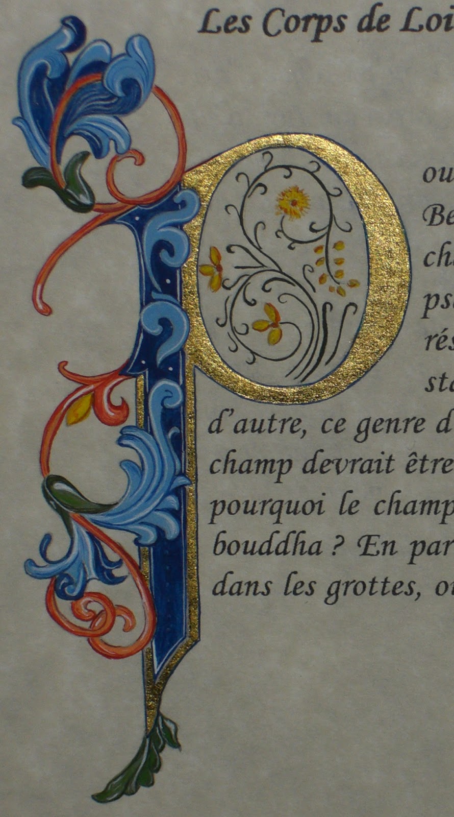 L'art en Lumière: Lettrines