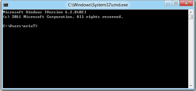 Java-Buddy: Run "cmd" in Windows 8