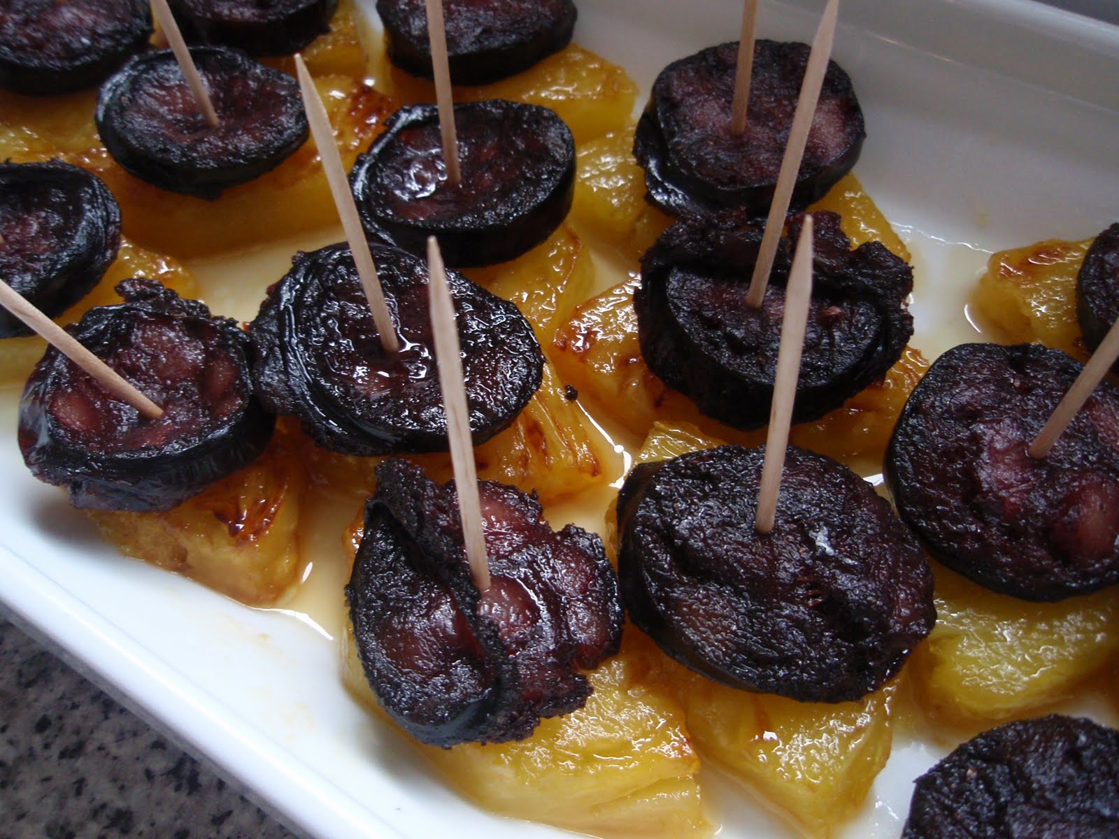 Disto e Daquilo: Morcela com Ananás