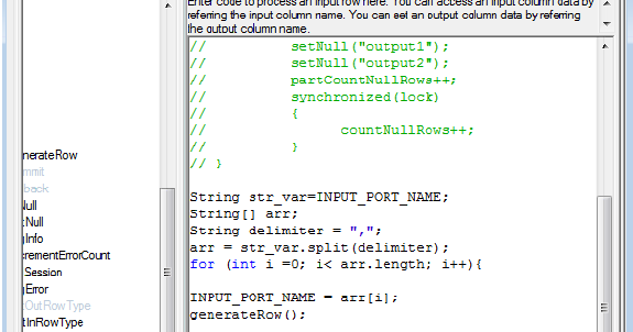 Informatica Java transformation to parse comma separated columns and ...