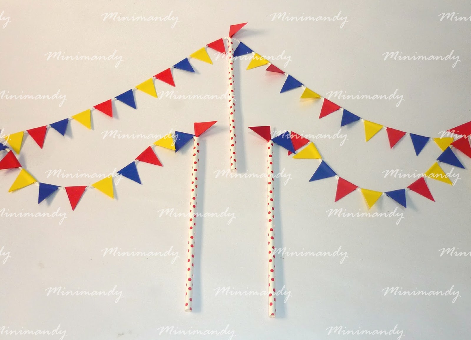 MinimandySign: Topper cake - Mini banderines
