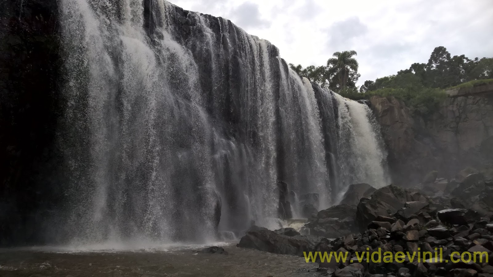 CACHOEIRAS DE PORTO UNIÃO DA VITÓRIA - SC/PR: SALTO DO VAU - RIO PALMITAL