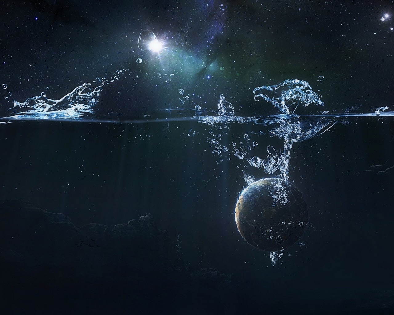 แจกฟรีๆ พื้นหลังหน้าจอสวยๆ HD: ภาพพื้นหลังสวยๆ HD 3d space wallpapers (18)