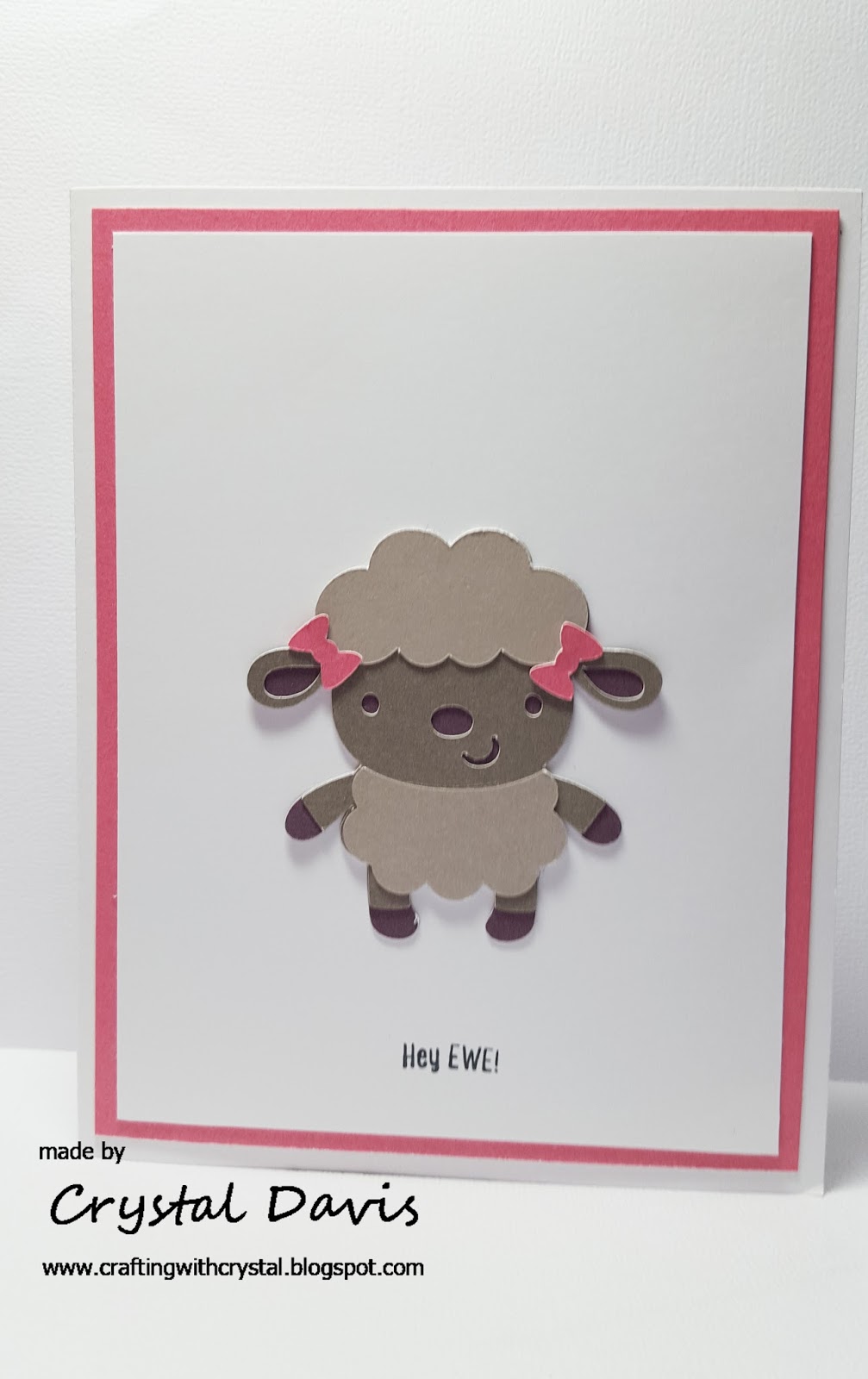 Crafting With Crystal: CTMH Animal Greetings Meets CRICUT Create A Critter