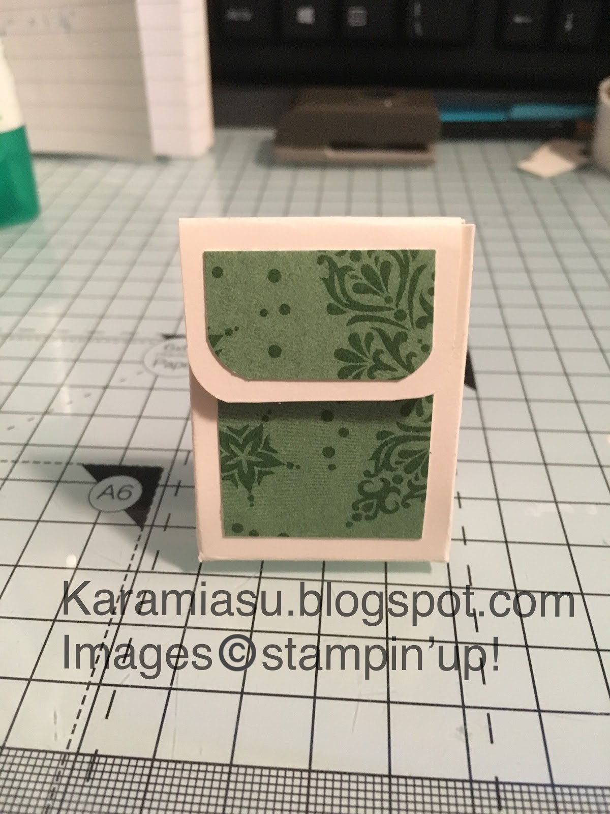 Stamp Up With Karamia: Tiny Gift Box Tutorial using Stampin' Up! products